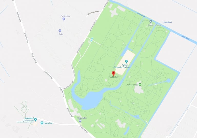 Keukenhof Gardens Map & Pavilion Descriptions